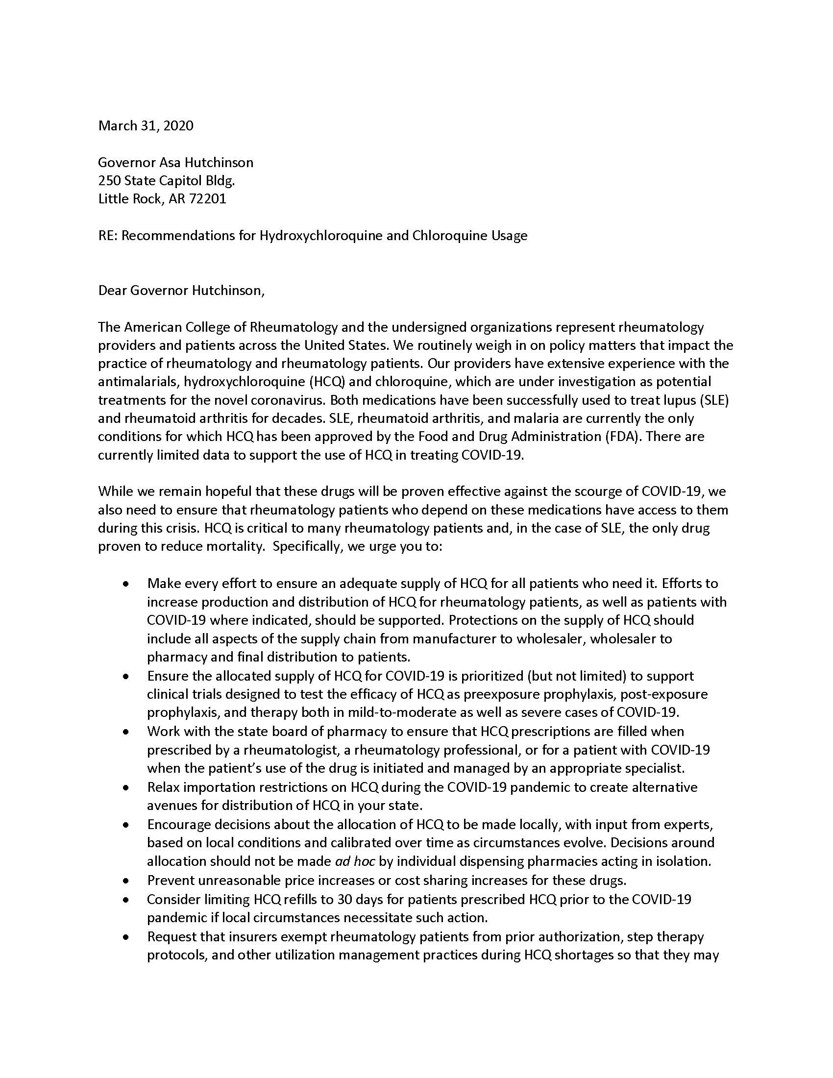 Lt. Gov. Griffin, UAMS announce donation of 100K Hydroxychloroquine ...